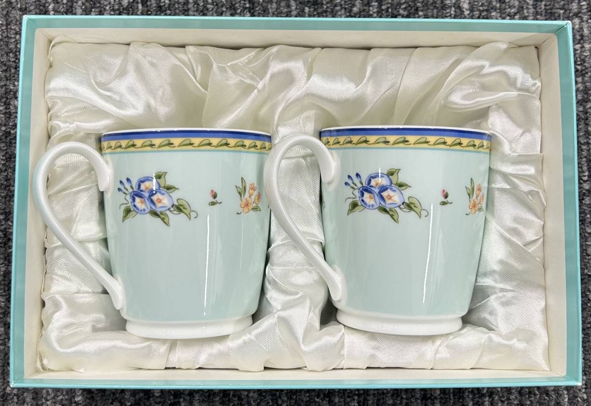 【傷や汚れあり】X428-O36-149 Tiffany&CO. ティファニー MORNING GLORY モーニンググローリー マグカップ ...