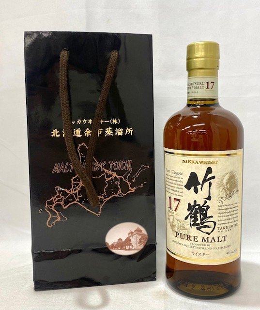 【傷や汚れあり】(東京都配送限定)《未開栓》ニッカウイスキー 竹鶴 17年 ピュアモルト NIKKA WHISKY TAKETSURU ...