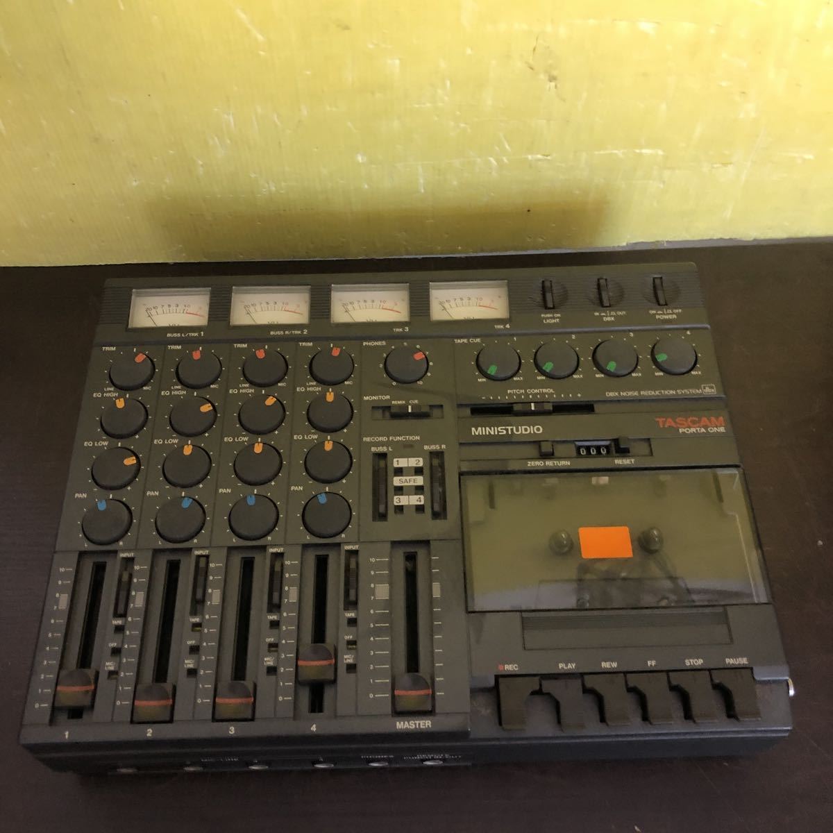 【やや傷や汚れあり】TASCAM PORTA ONE MTR MINISTUDIO カセット マルチトラックレコーダー タスカム 4ch ミニ ...