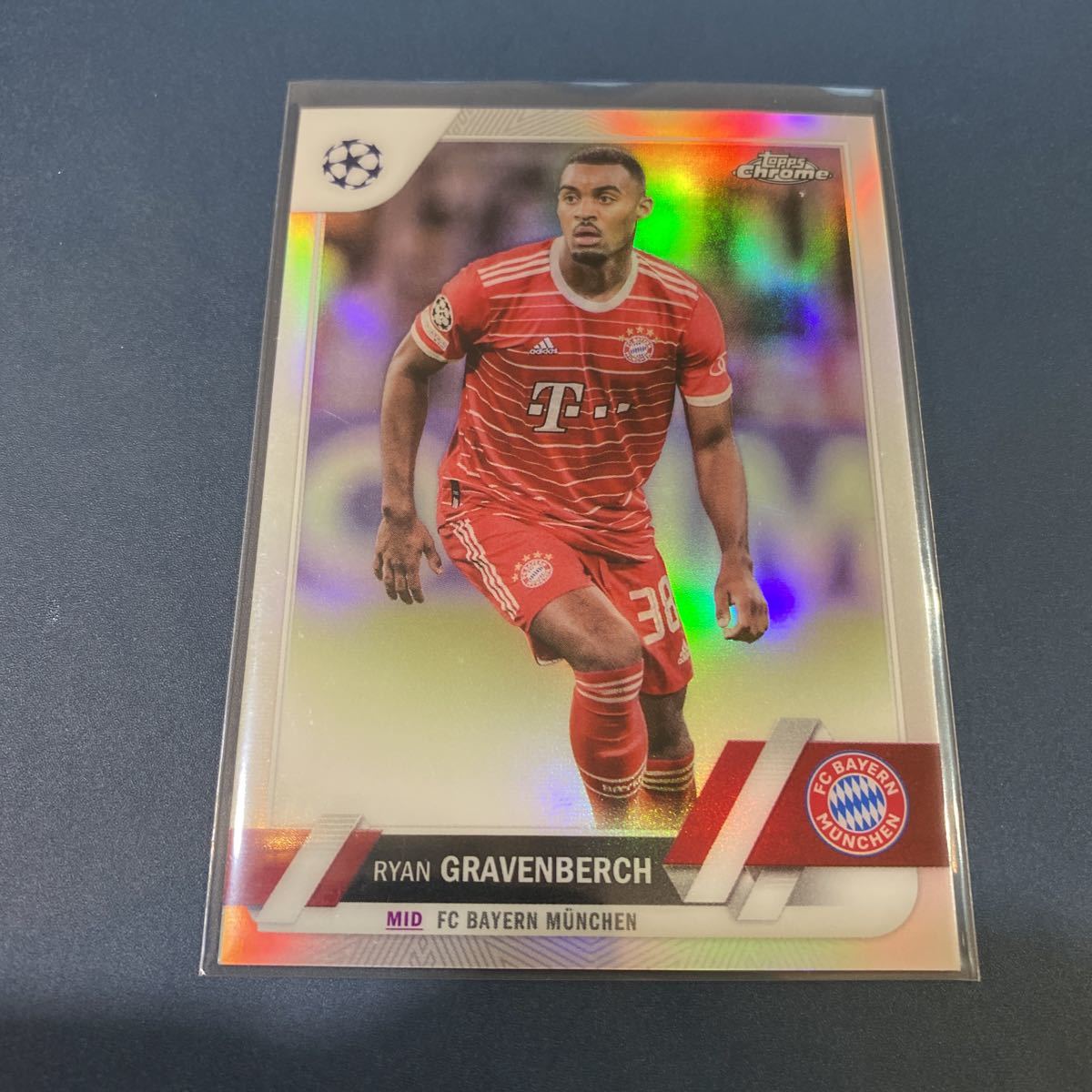 【目立った傷や汚れなし】2022-23 topps chrome uefa champions league club competitions refractor 120 ryan ...