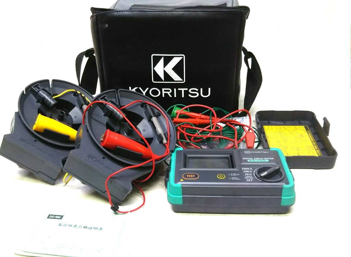 KYORITSU 共立 MODEL4102 アーステスター 接地抵抗計 ケース入り ☆中古☆の落札情報詳細 - ヤフオク落札価格検索 オークフリー