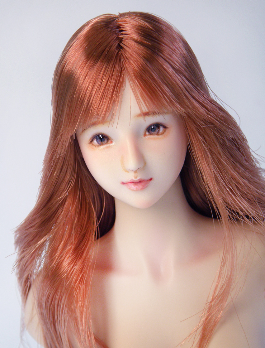【未使用に近い】1/6 ドール カスタム ヘッド 咲 首穴加工有 ファイセン Phicen TBLeague ドルフィー 素体の落札情報詳細 ...