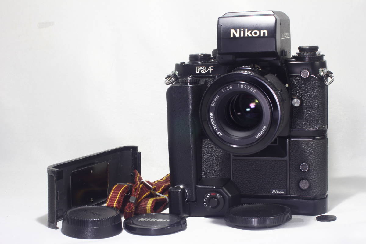 【目立った傷や汚れなし】B178 おすすめ！激レア完動品！付属品多数 Nikon ニコン F3/AF MF6B / AF-NIKKOR ...