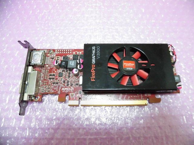 【やや傷や汚れあり】SAPPHIRE AMD FirePro V3900 1G DDR3 PCI-E DP/DVI-I ★ロープロファイル専用 ...