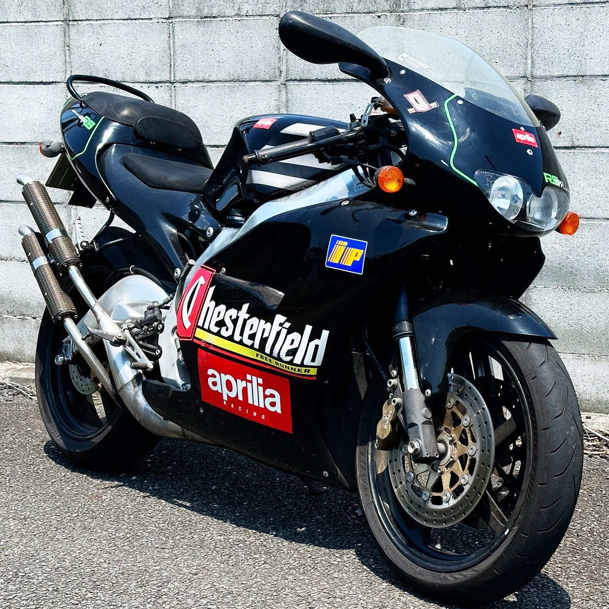 アプリリア RS250 純正サイレンサー カーボン 2本セット aprilia-LD-e3 89/235 ☆0009☆00 美品 チャンバー ...