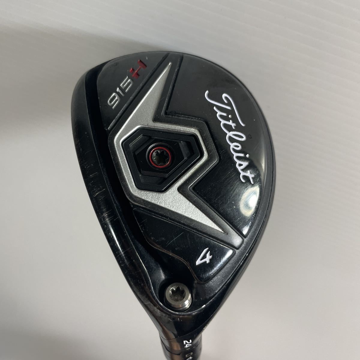 【傷や汚れあり】レフティー用ユーティリティ Titleist 915H 4U 24° N.S.PRO UTILITY 950GH Sフレックス タイトリスト 4UT #4 U4 UT4 左用 ...