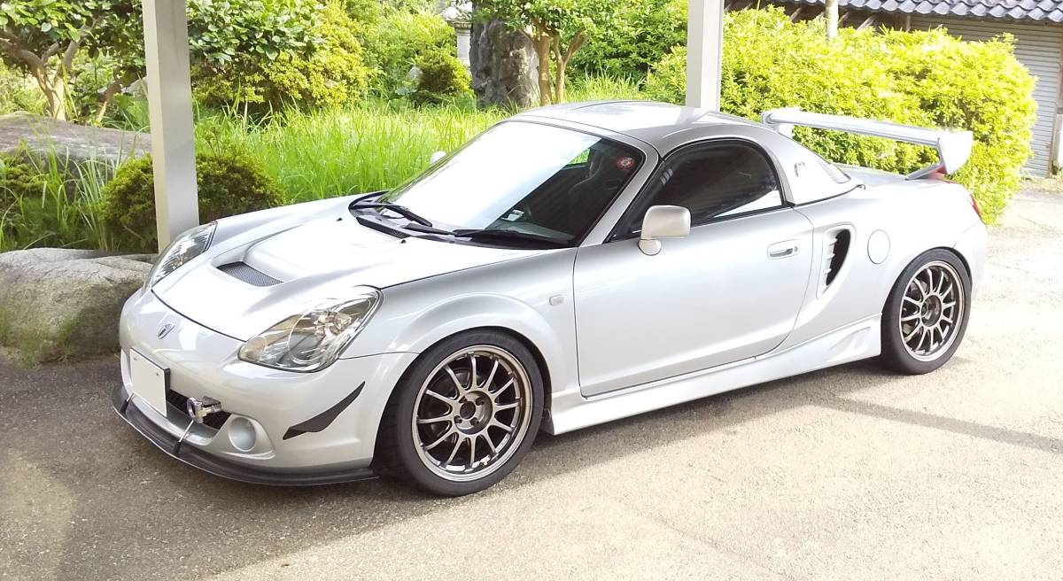 【走行距離 115,000 km】MR-S TA-ZZW30改 2ZZエンジン載せ替え新規車検取得済み フロント4点ロールケージ等フル装備で ...