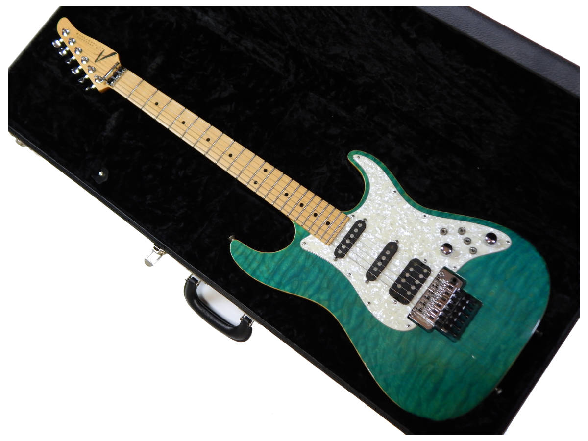 【やや傷や汚れあり】Tom Anderson Drop Top Classic Bora Bora Blue トムアンダーソン キルトメイプル ...
