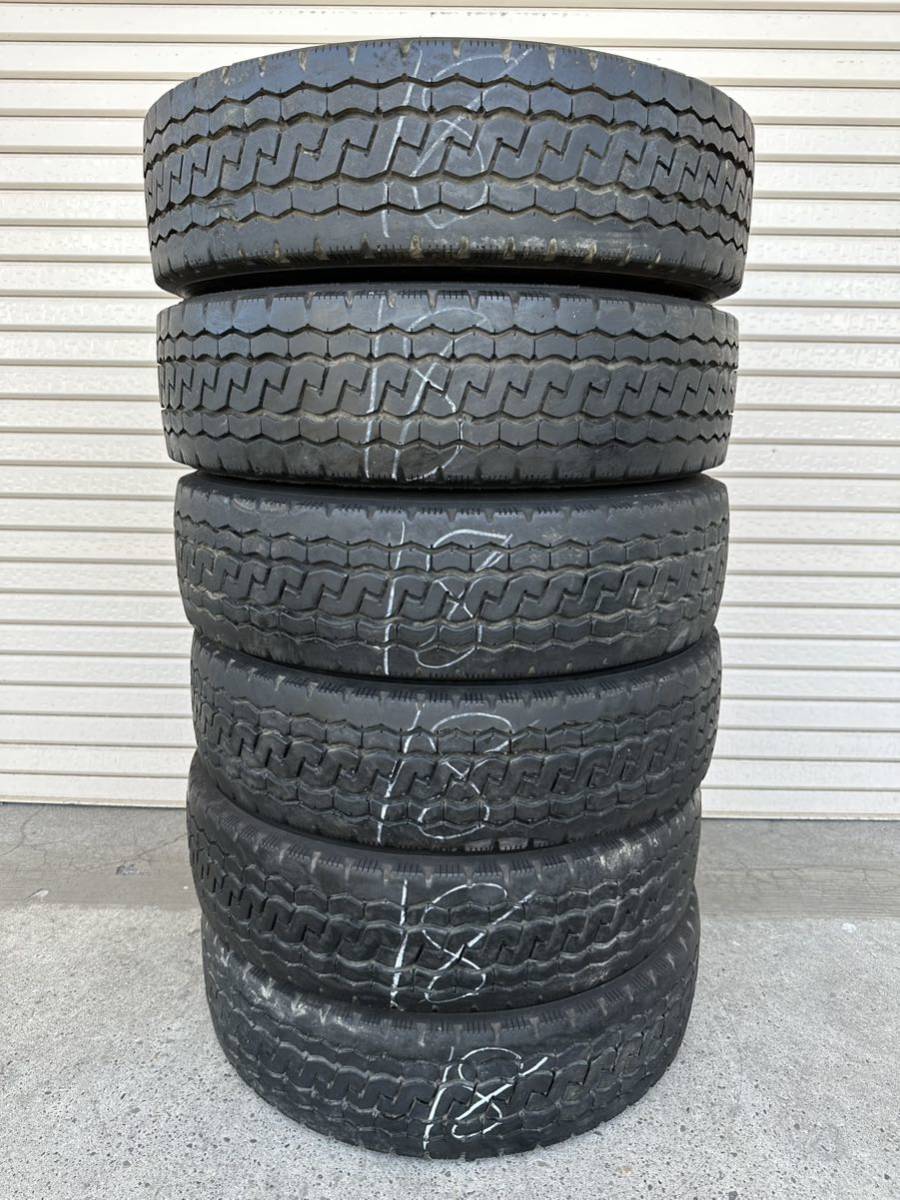 【目立った傷や汚れなし】送料無料 BRIDGESTONE DURAVIS M804 205/75R16 113/111L LT 18年6本 ...