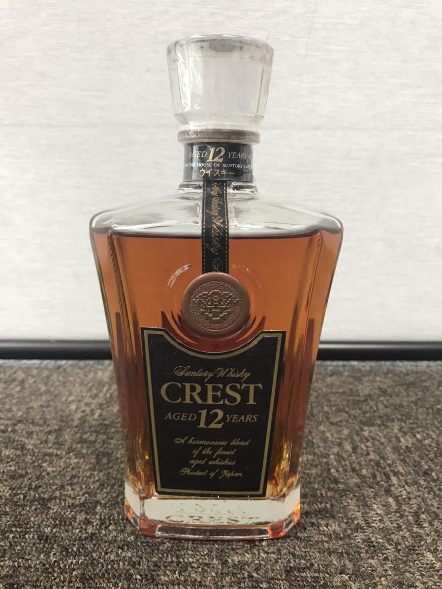 【未使用】古酒 未開栓 SUNTORY WHISKY CREST 12年 サントリーウイスキー クレスト 700ml 43% ウヰスキー 12YEARSの落札情報詳細 - Yahoo ...