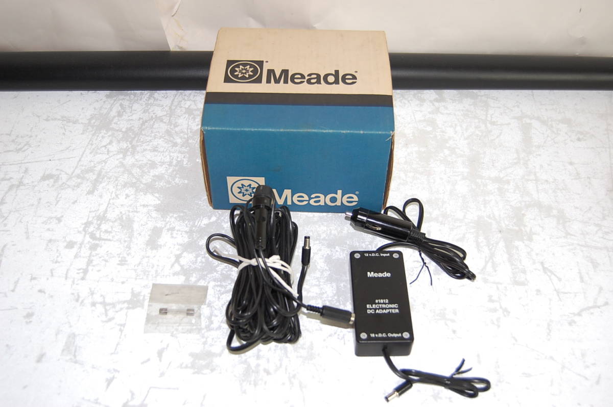 【傷や汚れあり】動作未確認・ジャンク MEADE ミード #1812 ELECTRONIC DC ADAPTER 12v 18v 天体望遠鏡 ...