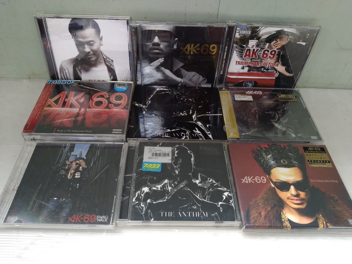 【やや傷や汚れあり】中古 AK-69 CDアルバム 9枚まとめ TRIUMPHANT RETURN SWAGU WALK 他の落札情報詳細 - Yahoo!オークション落札価格検索 オークフリー