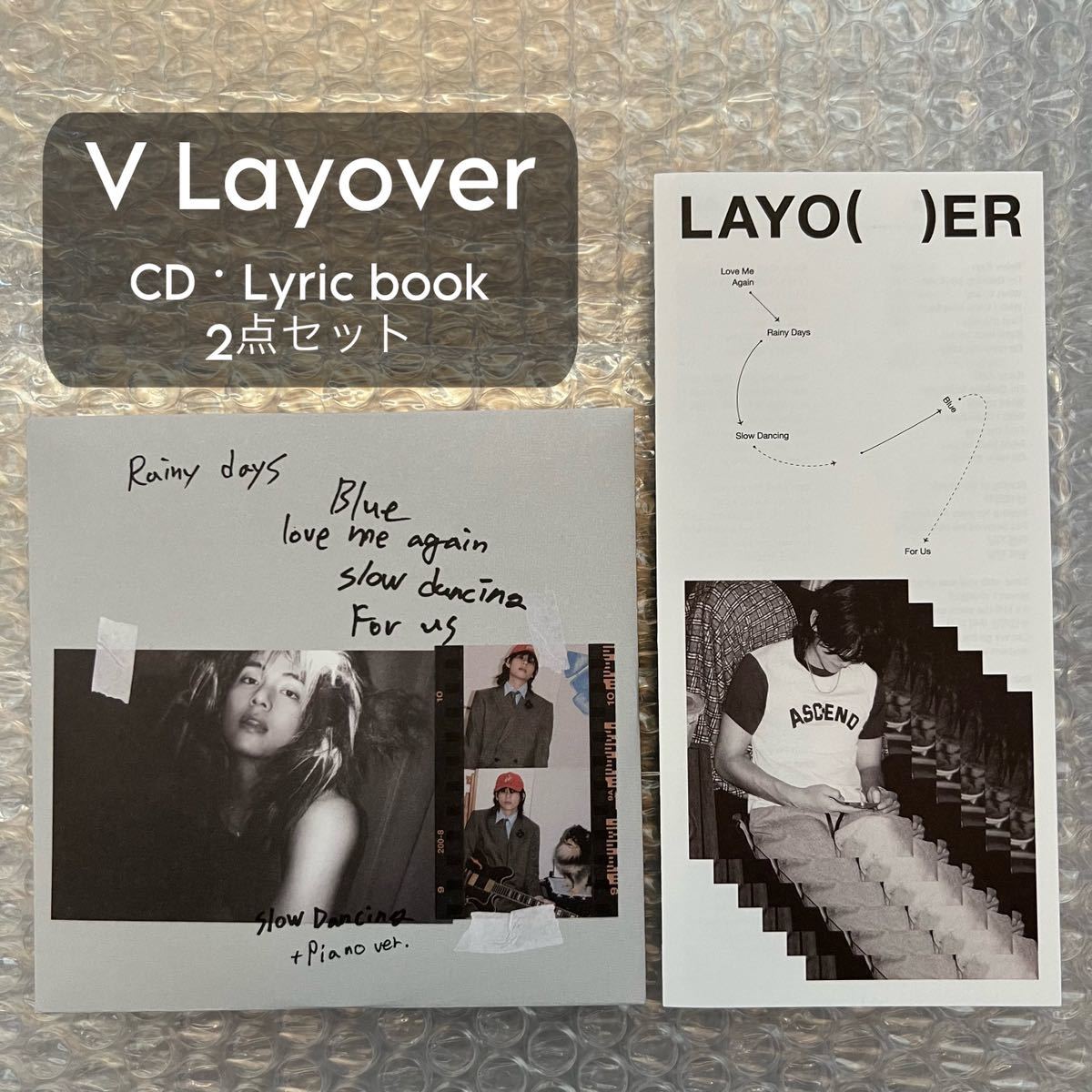 【未使用に近い】BTS V Layover 未再生 CD Lyric book 歌詞カード テヒョン テテ ソロ アルバムの落札情報詳細 ...
