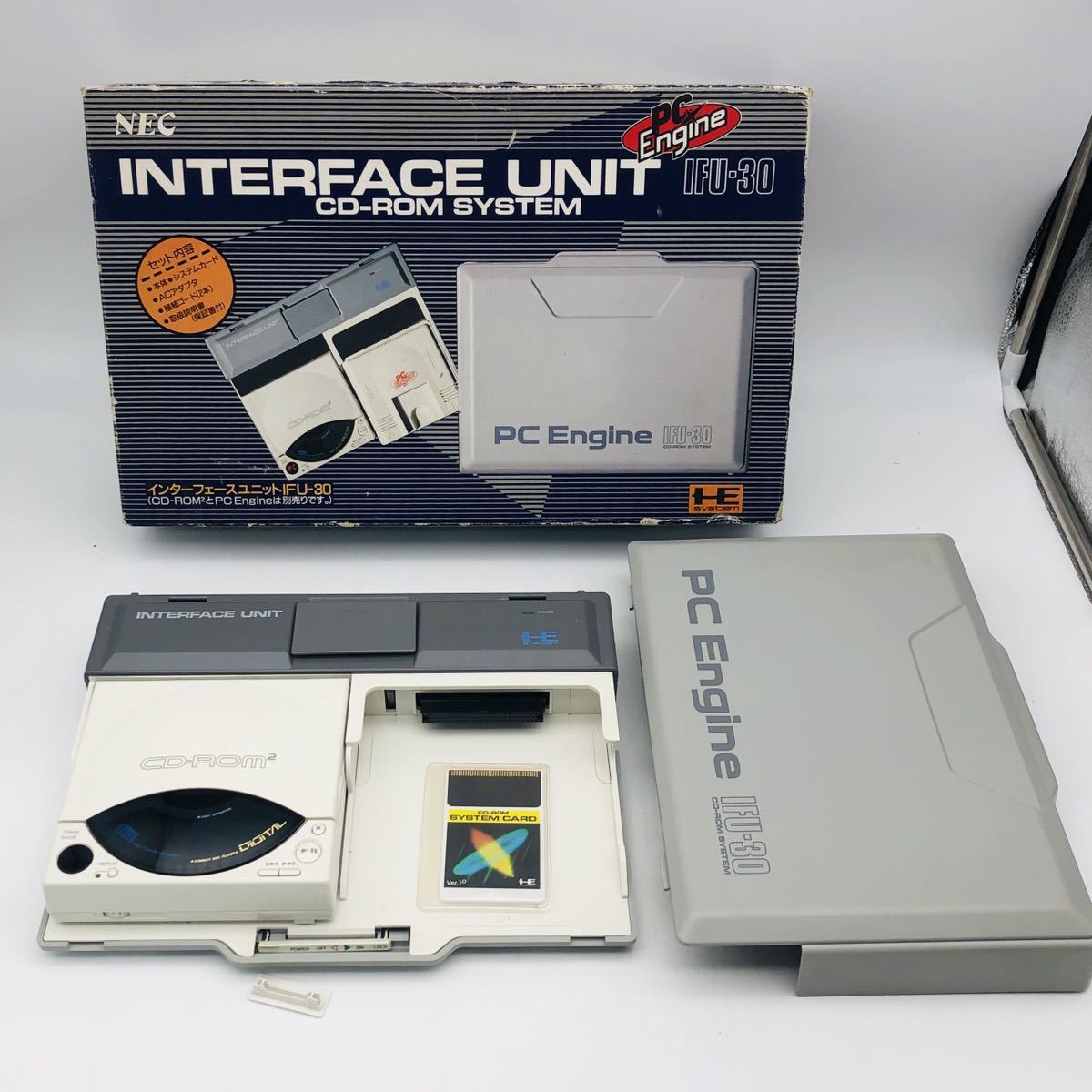 【全体的に状態が悪い】1円〜 PCエンジン CD-ROM2 インターフェイスユニット セット 動作未確認 箱付き PCE Interface システムカード NECの落札情報詳細 - ヤフオク ...