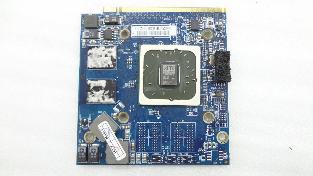 【傷や汚れあり】Apple iMac A1224等用ビデオグラフィックカード AMD 109-B22553-11 M74-M 216RMAKA ...