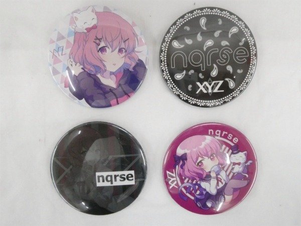 【目立った傷や汚れなし】 nqrse 缶バッジ XYZ 4点セット USED品 M2891の落札情報詳細 - ヤフオク落札価格検索 オークフリー