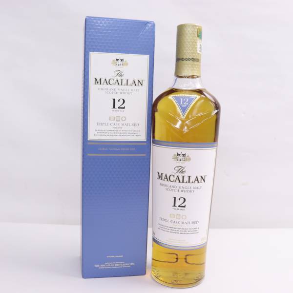 【目立った傷や汚れなし】1円~MACALLAN（マッカラン）12年 トリプルカスク 40％ 750ml T23I070025の落札情報詳細 - ヤフオク落札価格検索 オークフリー
