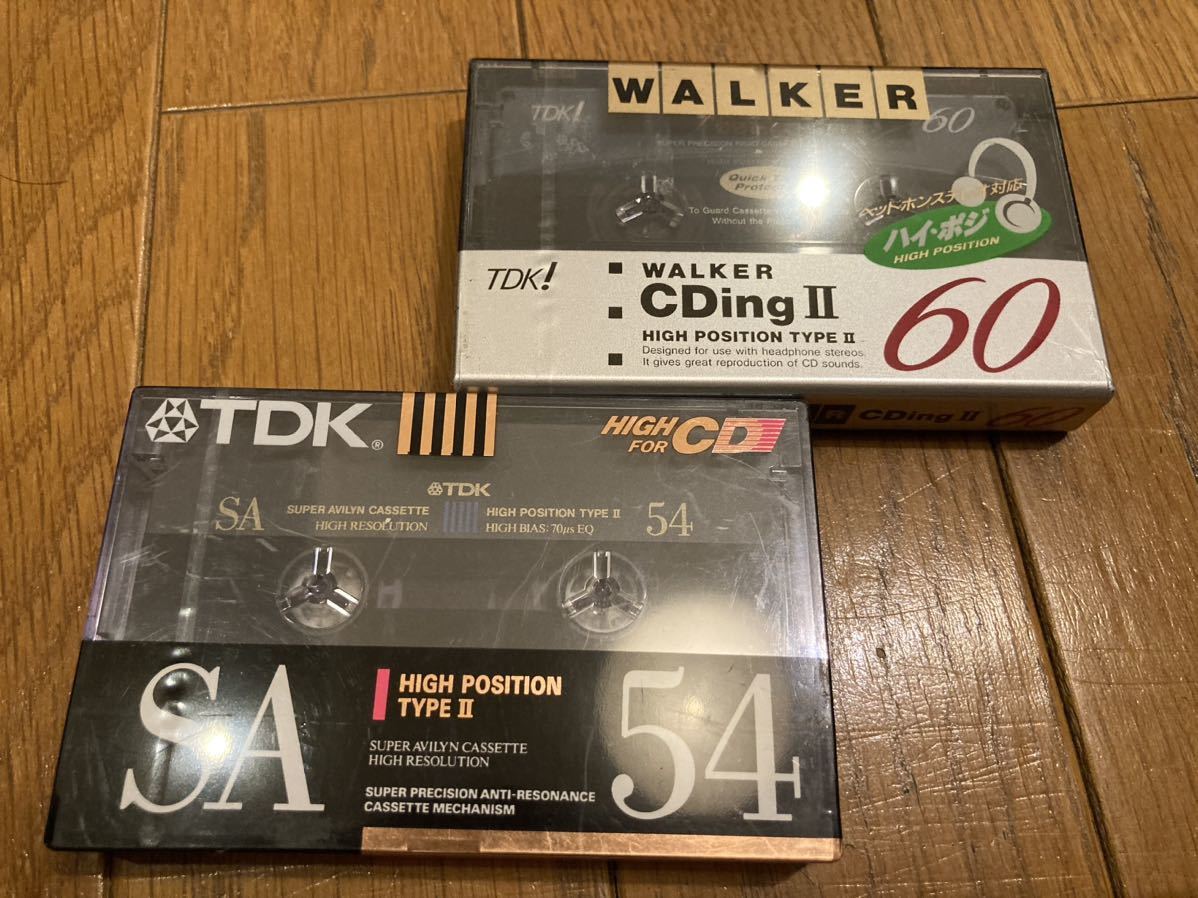 【未使用】TDK カセットテープ ハイポジション ハイポジ 54 60 SA WALKER CDingⅡ HIGH POSITIONの落札情報詳細 - ヤフオク落札価格検索 オークフリー
