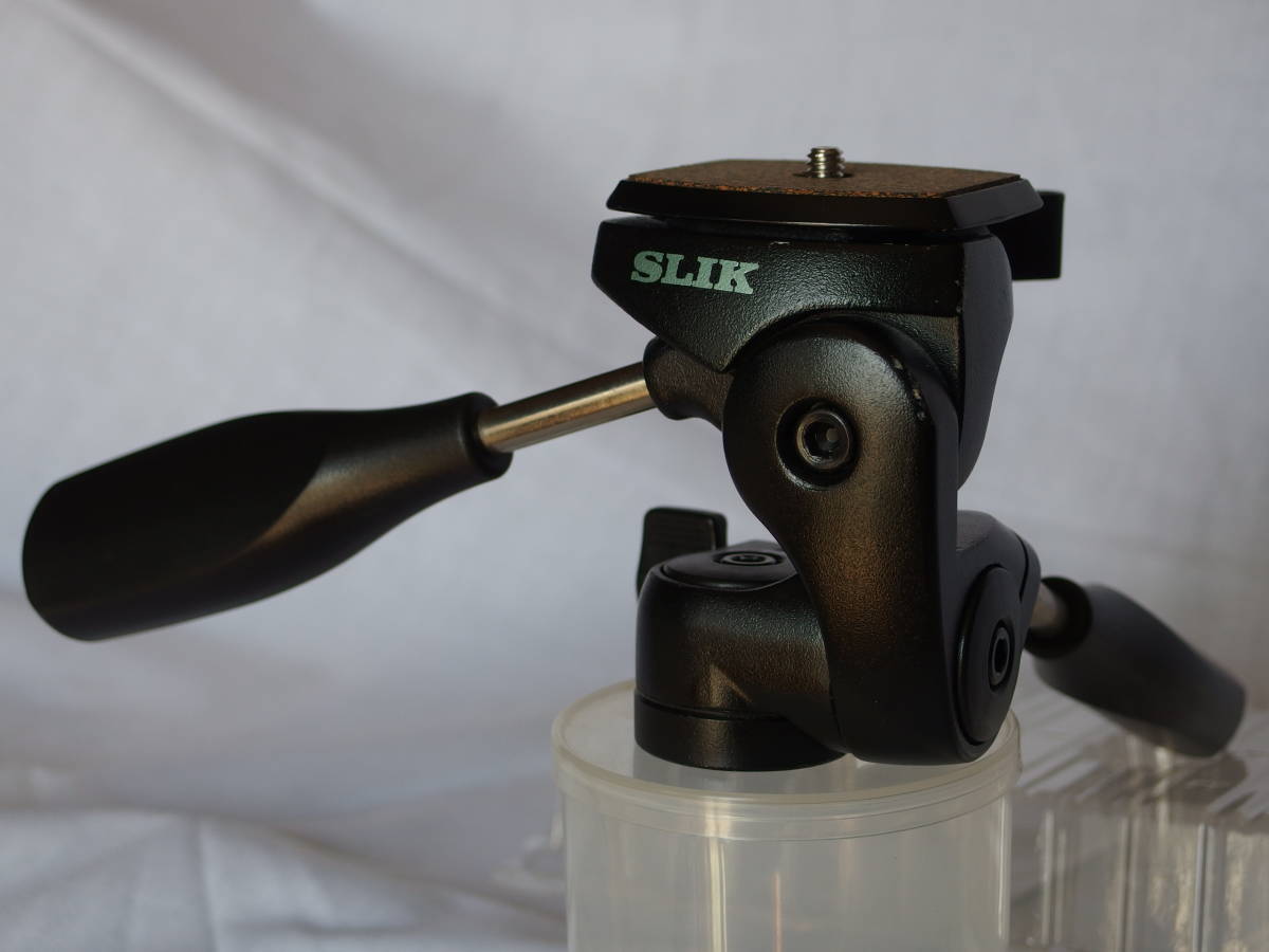 【やや傷や汚れあり】SLIK スリック 3ウェイ雲台 【＜クイックシュー エイブル300DX用(6123)＞】使用モデルの落札情報詳細 - Yahoo!オークション落札価格検索 オークフリー