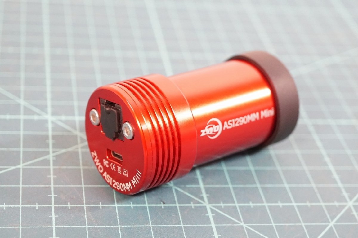 【やや傷や汚れあり】[NZ] [G844360] ZWO ASI120MM Mini CMOSモノクロミニカメラ オートガイド 天体望遠鏡 ② ...