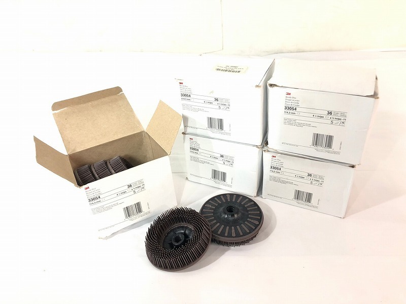【未使用】【米軍放出品】☆未使用品 ブリッスルディスク 研磨ブラシ 5個入り×5箱 3M 33054 (80)☆CK7Wの落札情報詳細 ...