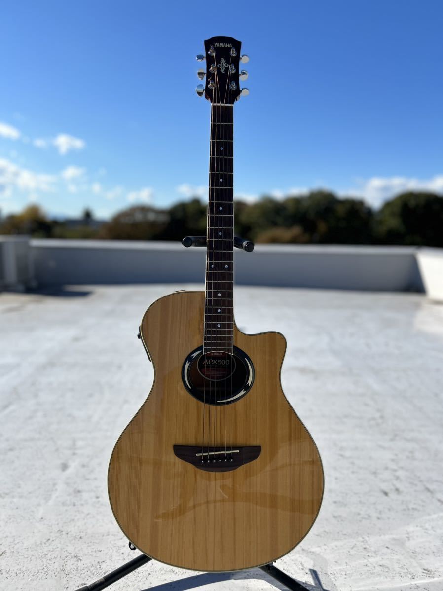 【目立った傷や汚れなし】YAMAHA APX500 アコースティックギター エレアコ アコギ 楽器 弦楽器の落札情報詳細 - ヤフオク落札価格検索 オークフリー