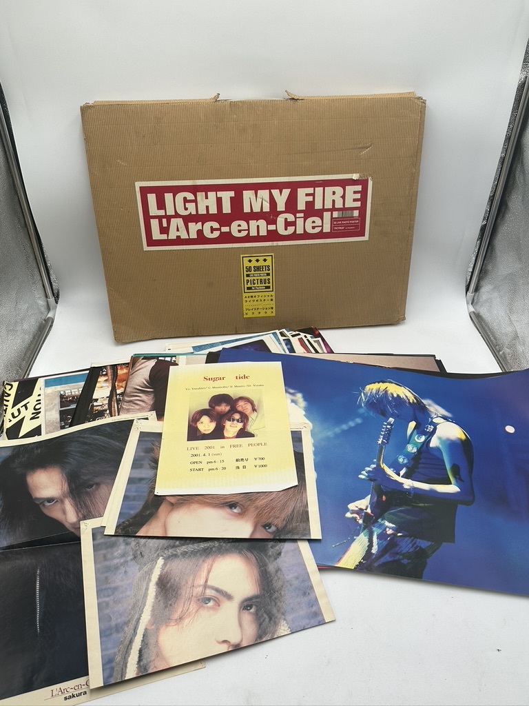 【やや傷や汚れあり】H0324 L'arc en Ciel ラルクアンシエル LIGHT MY FIRE A2判オフィシャル ライヴポスター集 プレイステーション用ソフトの落札情報詳細 ...