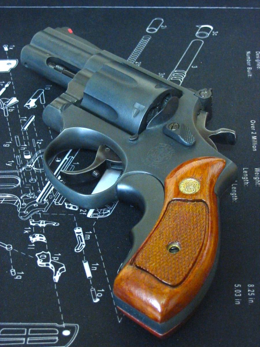 【やや傷や汚れあり】MGC製S&W M586ラウンドバット2.5inch/ディティクティブカスタム リアルシリンダー仕様/新日本模型TAITO ...