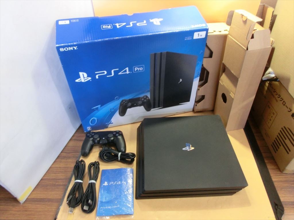 【やや傷や汚れあり】【HW50-02】【140サイズ】sony PS4 Pro プレイステーション4 ゲーム機本体セット/cuh-7000b/動作未確認/通電可/※傷汚れ有の落札情報詳細 ...