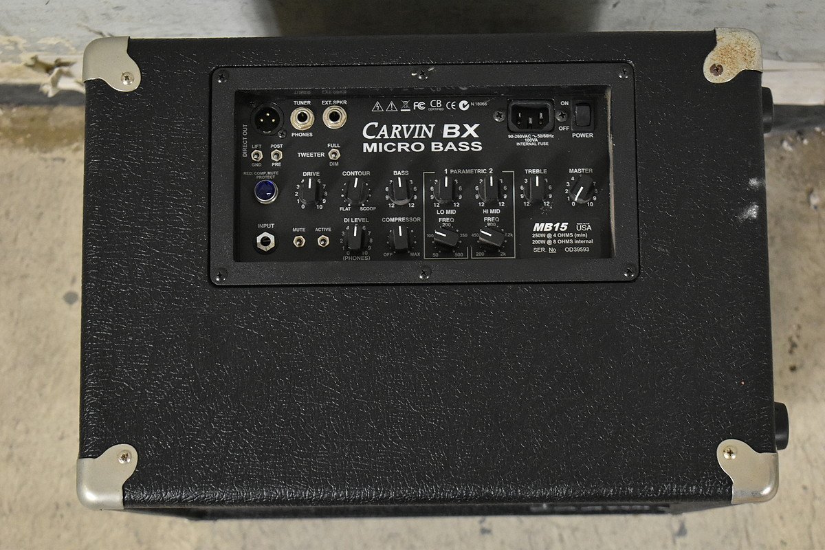 【傷や汚れあり】CARVIN BX MICRO BASS MB15 ベースアンプの落札情報詳細 - ヤフオク落札価格検索 オークフリー