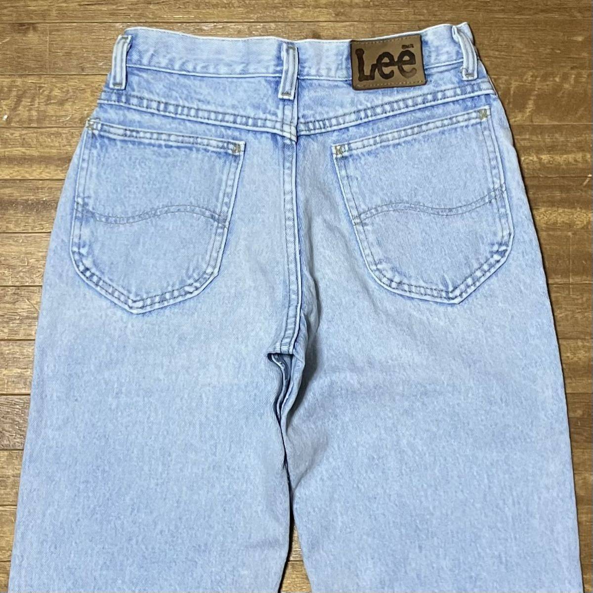【傷や汚れあり】USA製 Lee リー デニムパンツ ジーンズ 16REG W28 ユニオンチケット テーパード アイスブルー 80s 90s ビンテージの落札情報詳細 - ヤフオク落札価格 ...