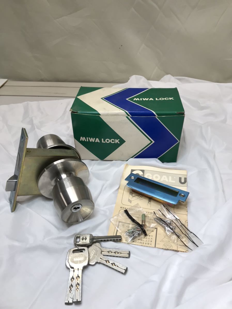 【未使用】B60 美和ロック HMU-1 ドアノブ 扉厚33-42mm BS:64mm MIWA LOCK 鍵 施錠 ドアロック 12bの落札情報詳細 - Yahoo!オークション落札価格検索 ...
