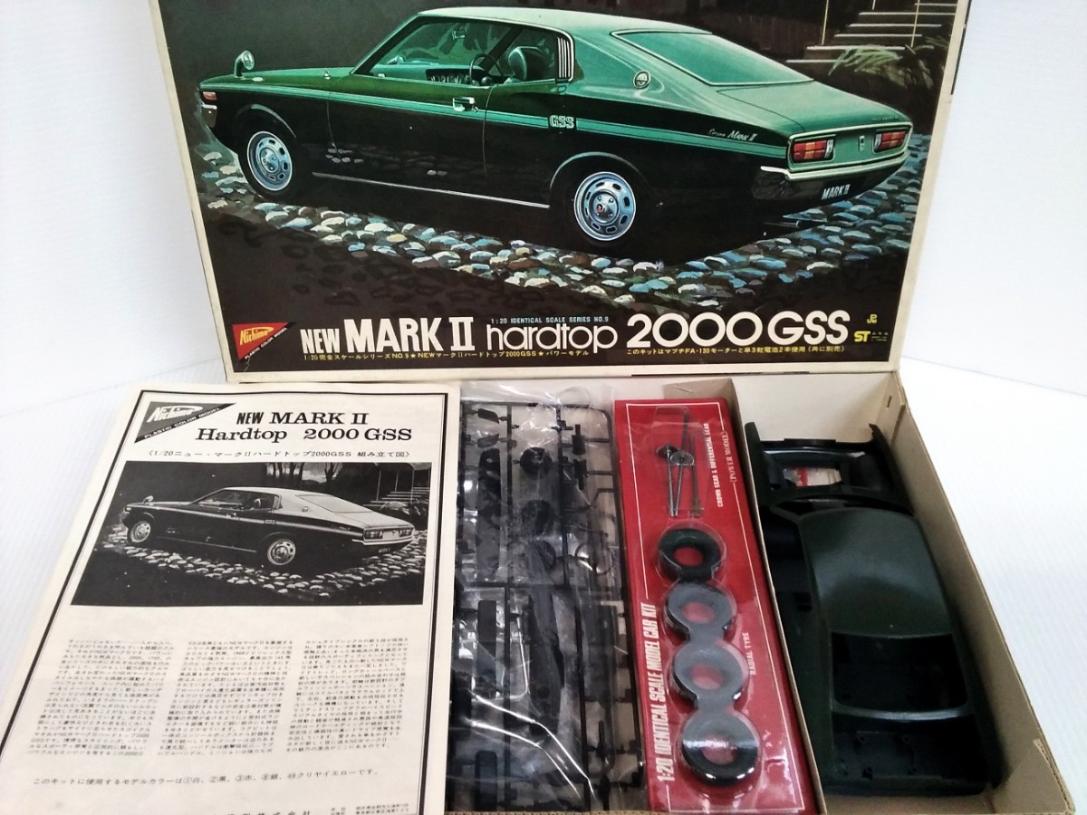 【全体的に状態が悪い】Nichimo ニューマークⅡ 1/20スケール NEW MARK Ⅱ ハードトップ 2000GSS パワーモデル 日模 ...