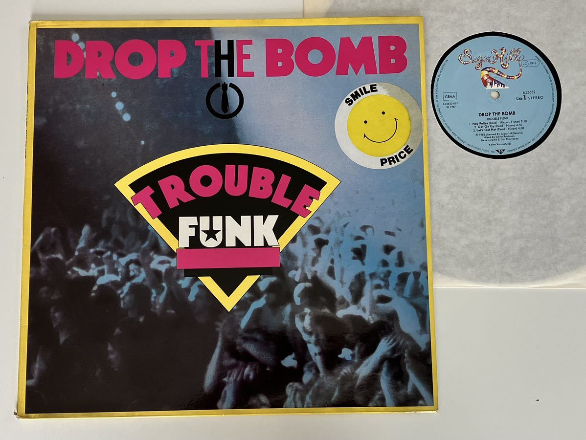 【目立った傷や汚れなし】TROUBLE FUNK / DROP THE BOMB LP SUGARHILL Records GERMANY 6.26552BL 82年盤,トラブル・ファンク ...