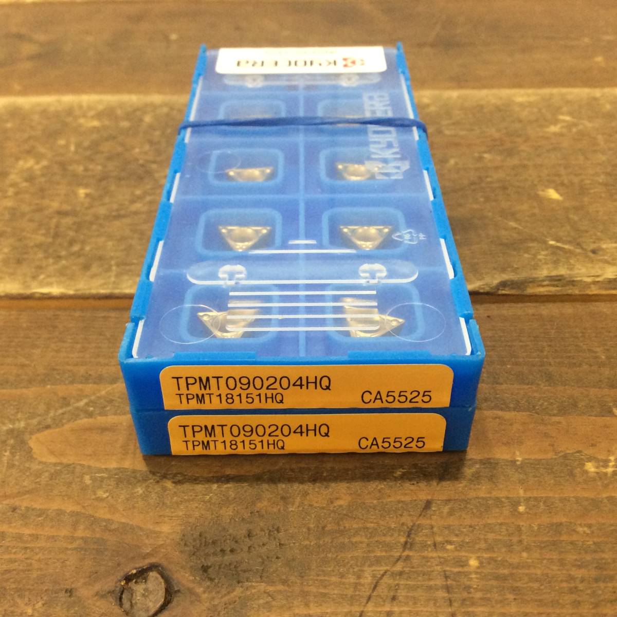 【未使用】 【AH-04166】未使用品 京セラ 旋削チップ(1ケース10個入) 2ケースセット TPMT090204HQ CA5525 未 ...