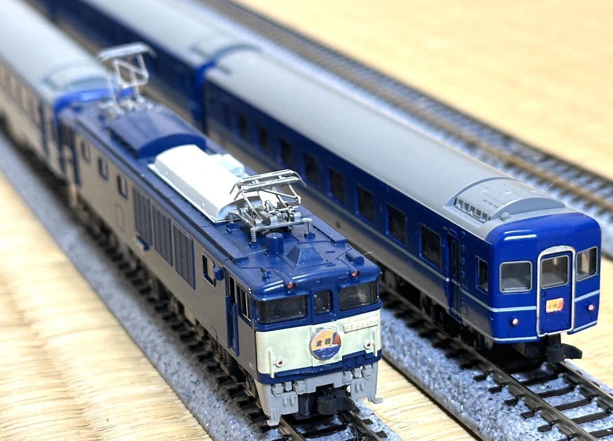 【傷や汚れあり】Tomix EF64 1000 + 14系特急形寝台客車7両 ブルートレイン北陸 8両編成セット Nゲージ 鉄道模型 トミックス トミーテック 寝台特急 白帯の落札情報詳細 ...