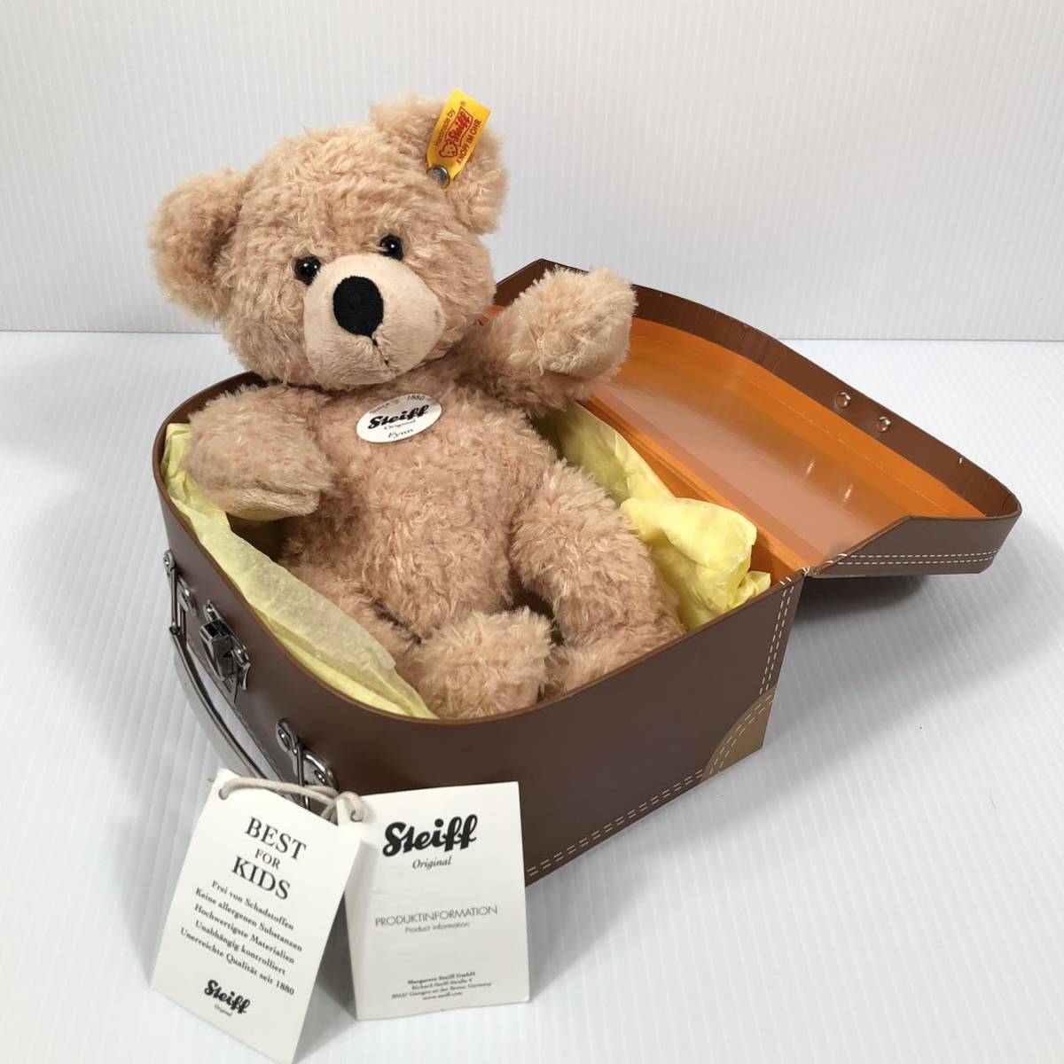 【やや傷や汚れあり】シュタイフ テディベア 111471 スーツケース steiff ぬいぐるみの落札情報詳細 - Yahoo!オークション落札価格検索 オークフリー