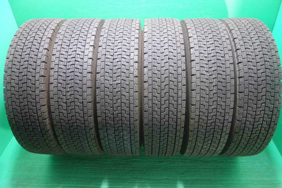 【やや傷や汚れあり】L481-22 送料無料 225/80R17.5 123/122L スタッドレスタイヤ LT 6本セット YOKOHAMA ...