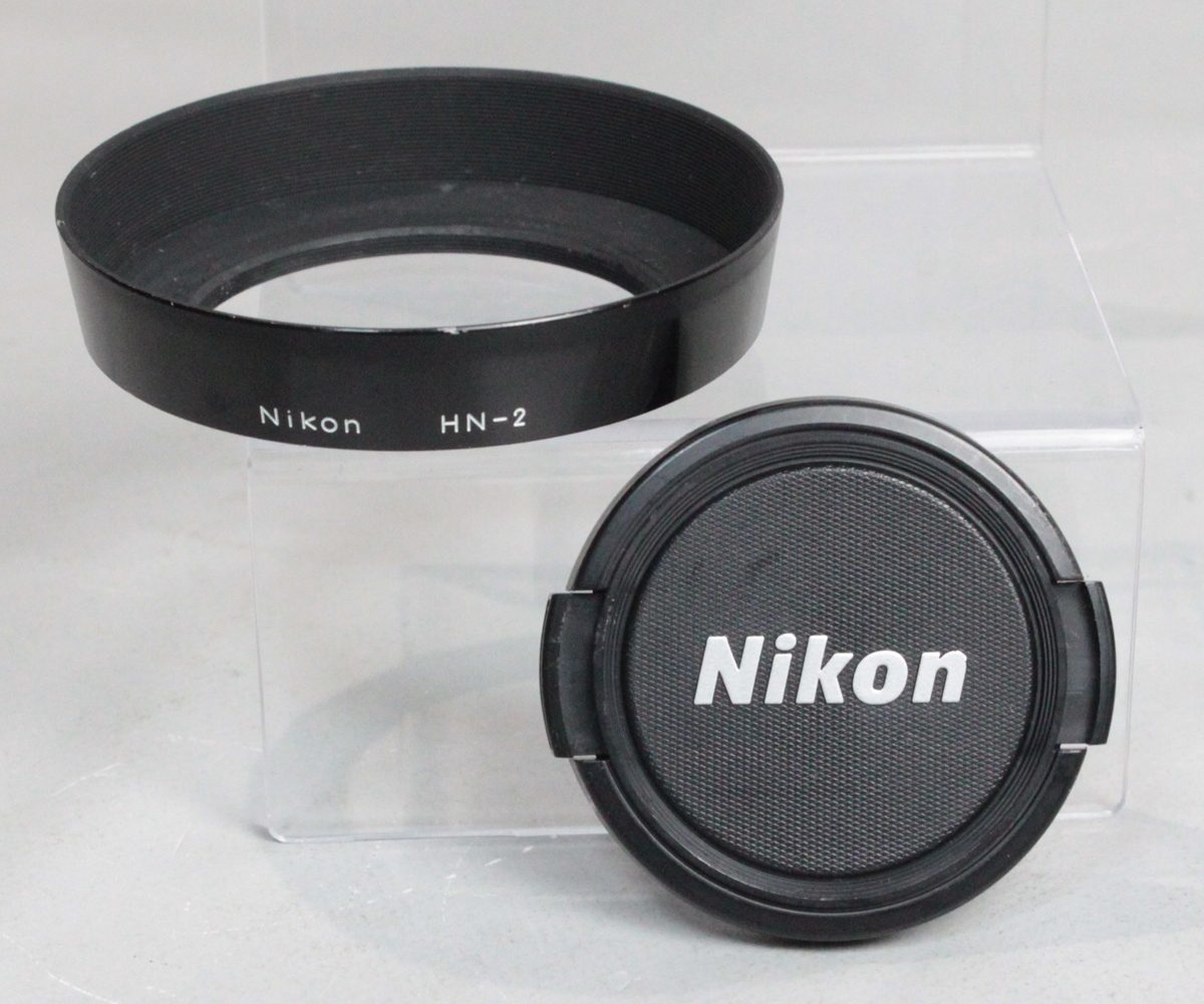 【やや傷や汚れあり】111938 【並品 ニコン】 Nikon Hn 2 スクリュー式メタルレンズフードand52mm キャップの落札情報詳細