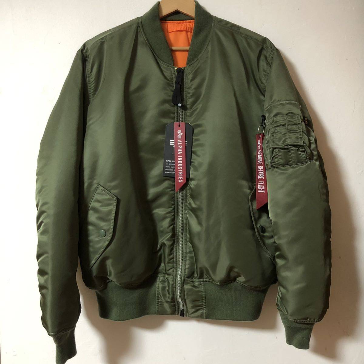 【未使用】ALPHA INDUSTRIES アルファ MA-1 フライトジャケット ナイロン 2000-403 VINTAGE GREEN USA spec MA1 ヴィンテージの落札情報詳細 ...