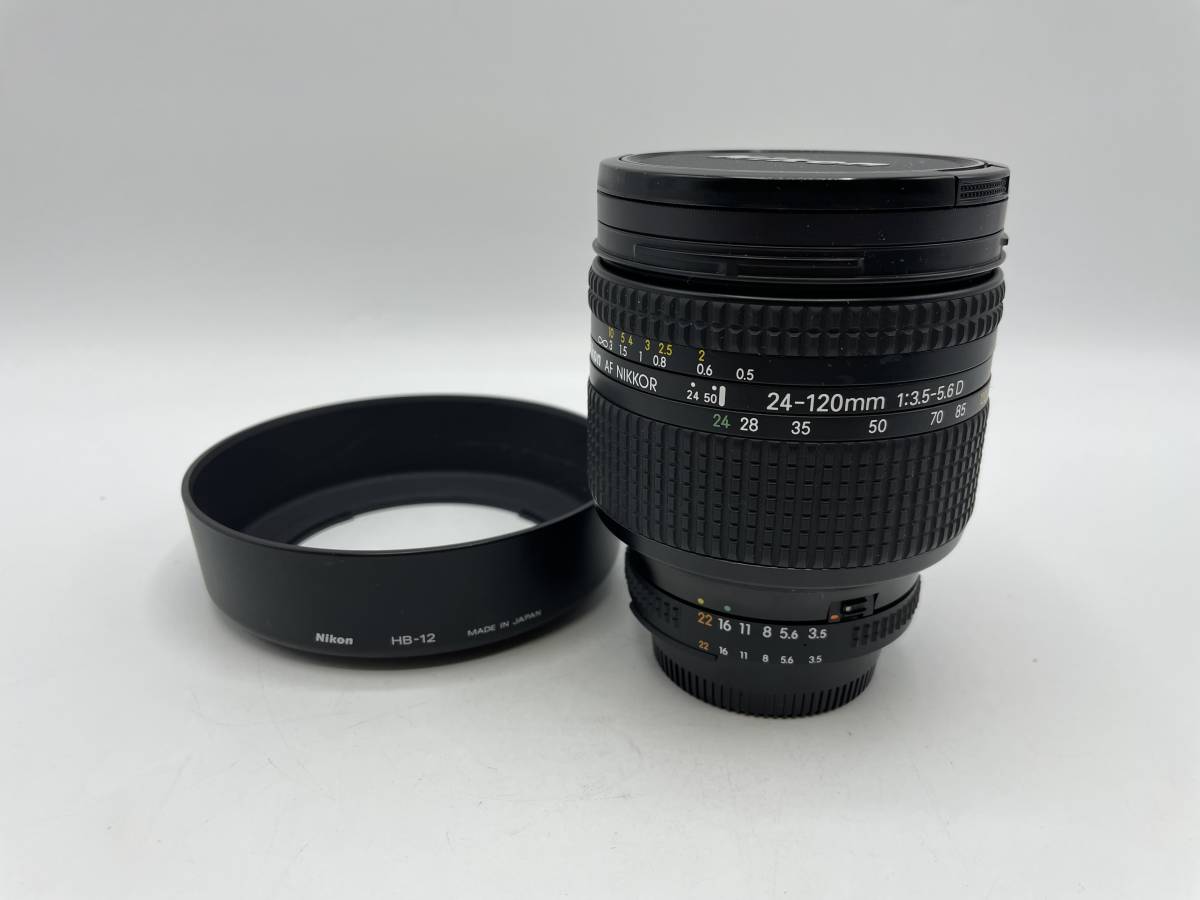 【やや傷や汚れあり】【良品】Nikon / ニコン / AF NIKKOR 24-120mm 1:3.5-5.6 D / HB-12 / 防湿庫保管【SK019】の落札情報詳細 - Yahoo ...