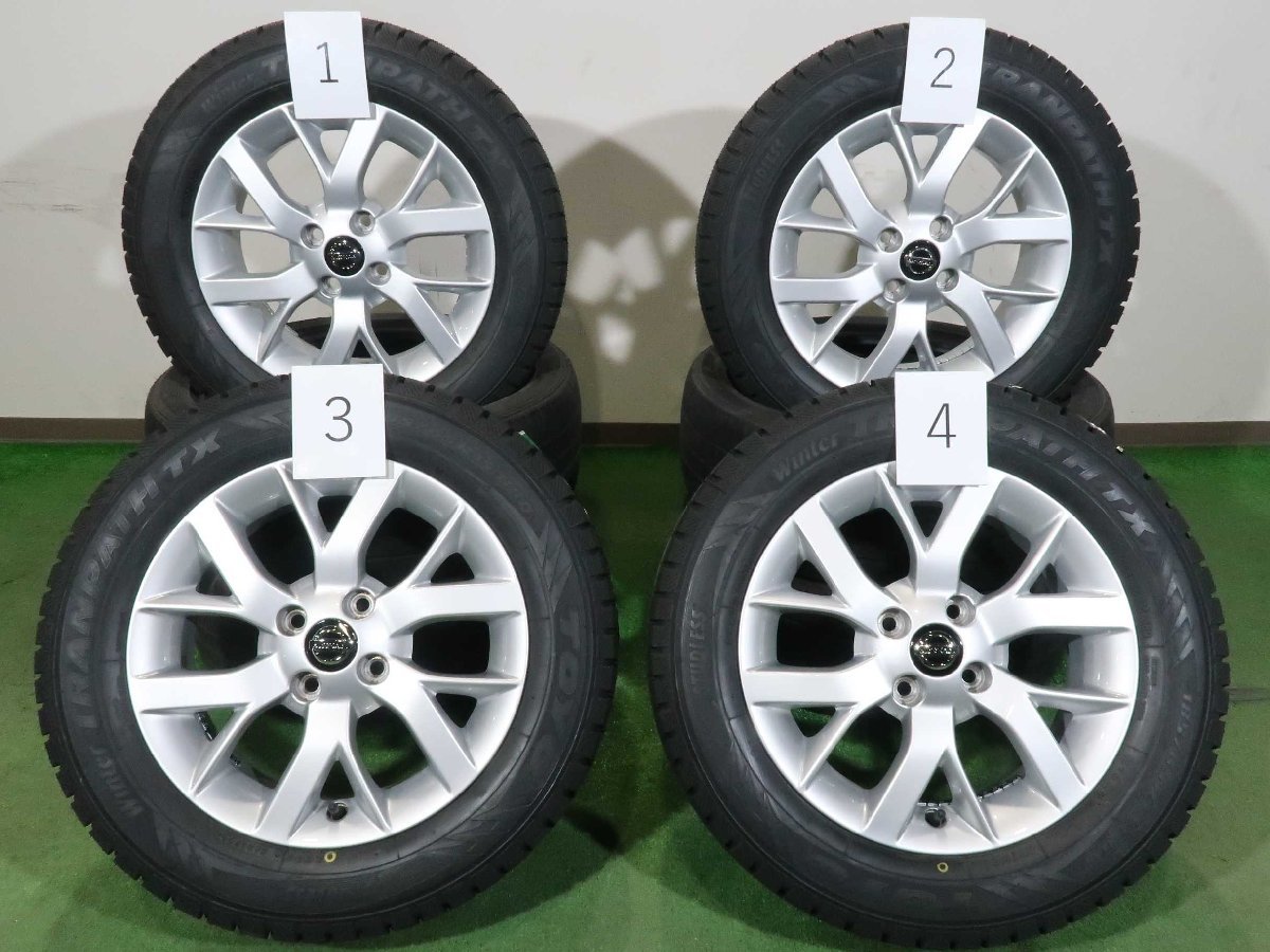 【やや傷や汚れあり】4本 日産 ノート E12 純正 15インチ 5.5J +40 4H PCD 100 スタッドレス 未使用 TOYO ウィンタートランパス TX 2023年 185 ...