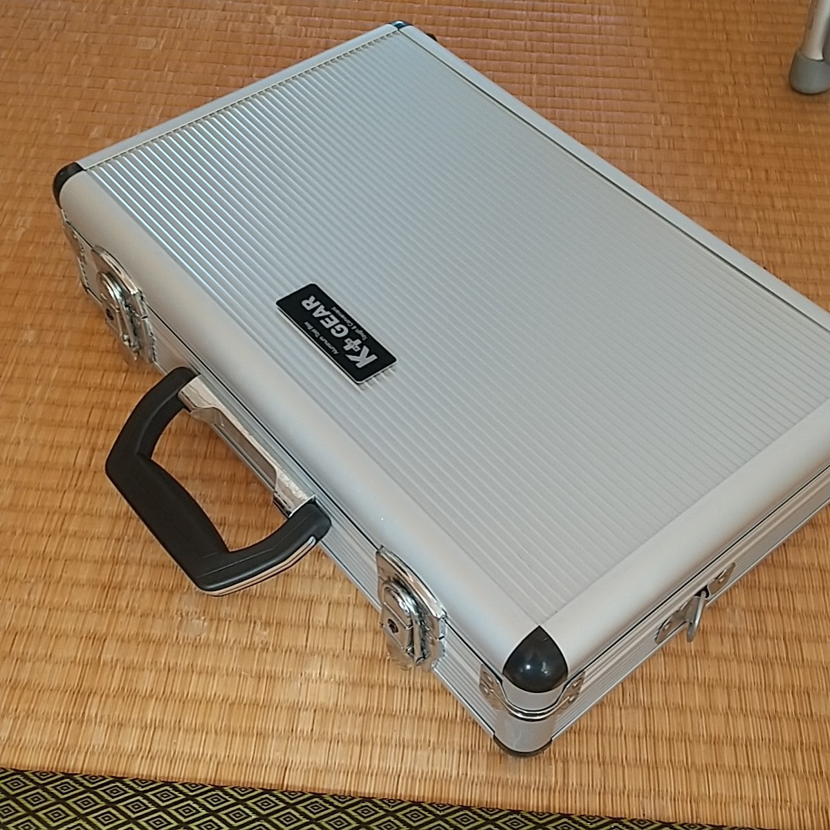 【目立った傷や汚れなし】K＋GEAR ケープラス アルミ工具箱 アタッシュケースタイプ アルミツールケース 鍵付きの落札情報詳細 - ヤフオク落札価格検索 オークフリー