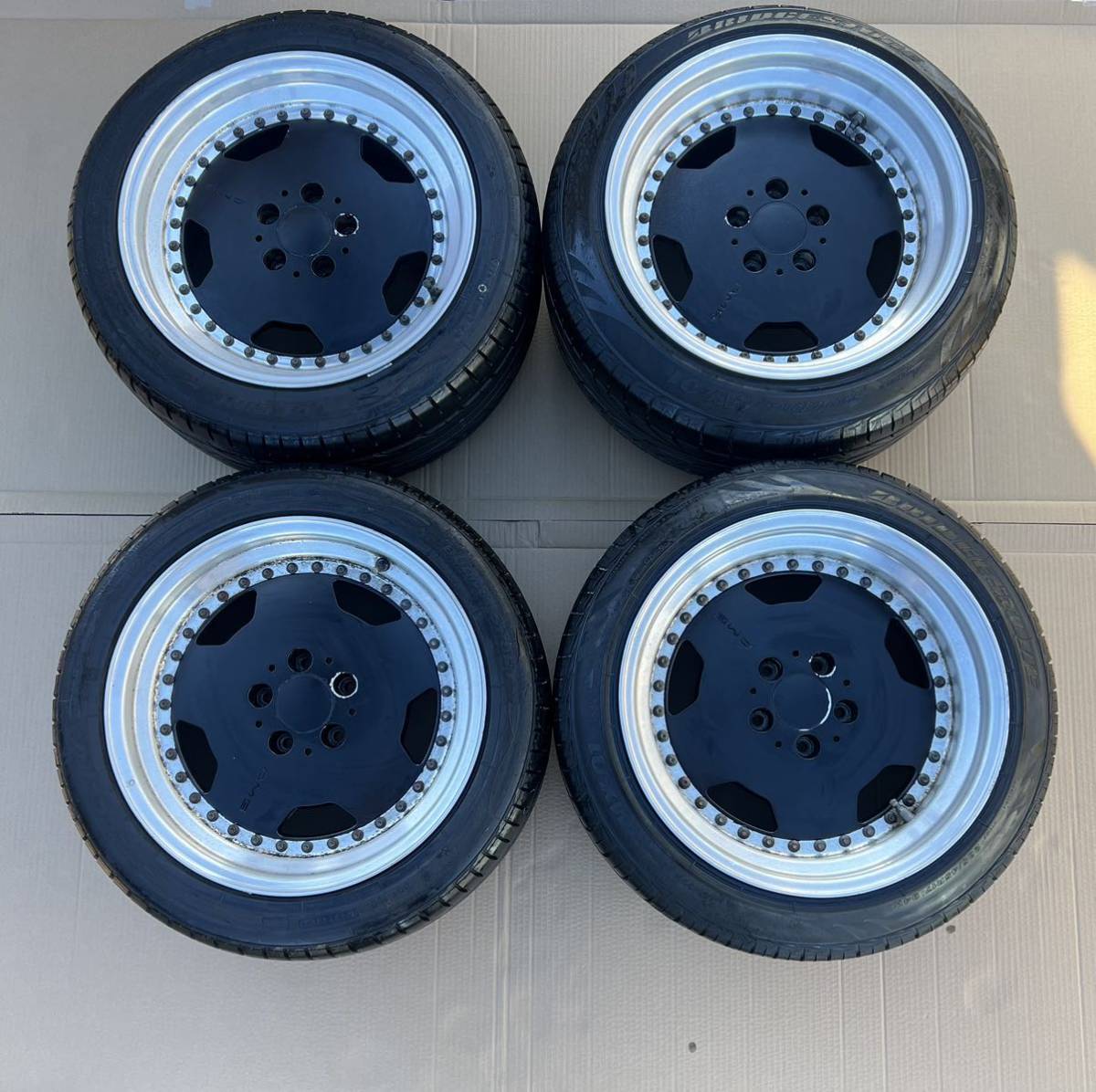 【目立った傷や汚れなし】ベンツ AMG 純正 O.Z Racing 製 17インチ 8.5J E18 / 10J E17 PCD:112/5H 3ピース本物 4本セットの落札情報詳細 ...