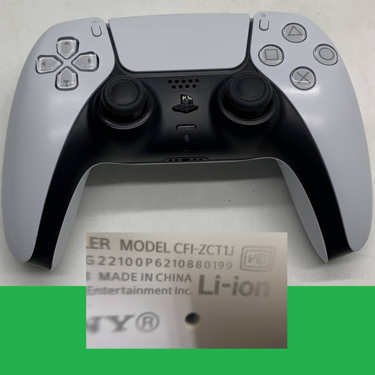 【やや傷や汚れあり】ジャンク sony プレイステーション5用 PS5 ワイヤレスコントローラー DualSense 純正 ホワイト CFI-ZCT1J Wireless Controller ...