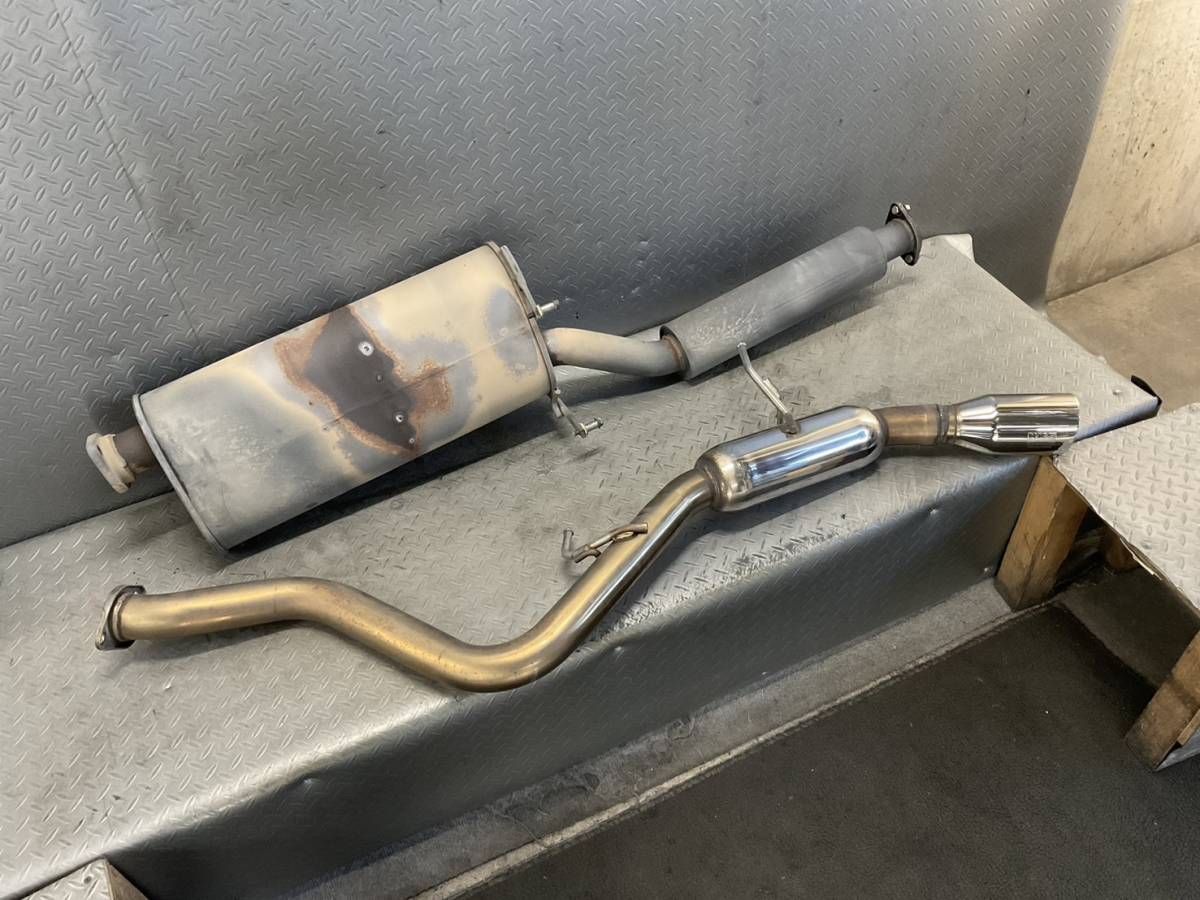 【傷や汚れあり】L79★ 三菱 デリカD5 CV4W リアマフラー 社外 HKS 音普通 出口約90Φ たな落ち、エア漏れなし 凹み有 ★の落札情報詳細 - Yahoo!オークション落札価格 ...