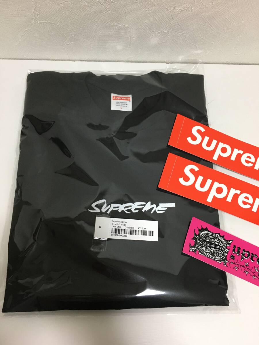 【未使用】新品 Supreme Futura Box Logo Tee Black Large / シュプリーム フューチュラ ボックス ロゴ Tシャツ ブラック Lサイズ 黒 即納 送料無料 ...