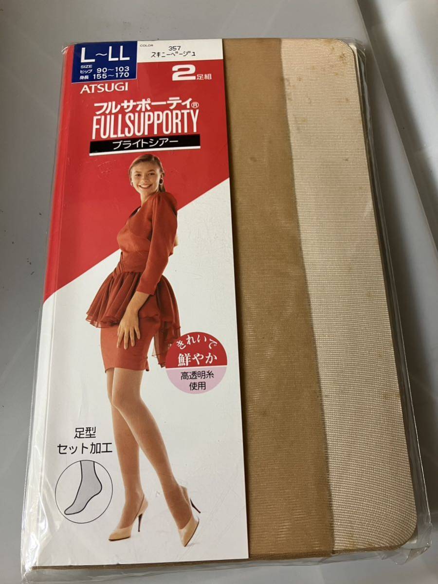 【未使用】アツギ フルサポーティ ブライトシアー L-LL 2足組 パンティストッキング パンスト atsugi panty stocking スキニーベージュの落札情報詳細 - Yahoo ...