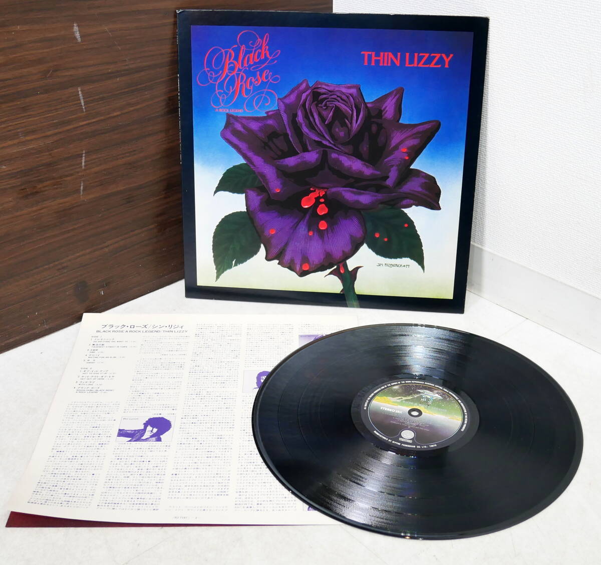 【未使用】 (R603-E49)LP レコード Thin Lizzy シン・リジィ Black Rose ブラック・ローズ Vertigo RJ-7587 ロックの落札情報詳細 - ヤフオク ...