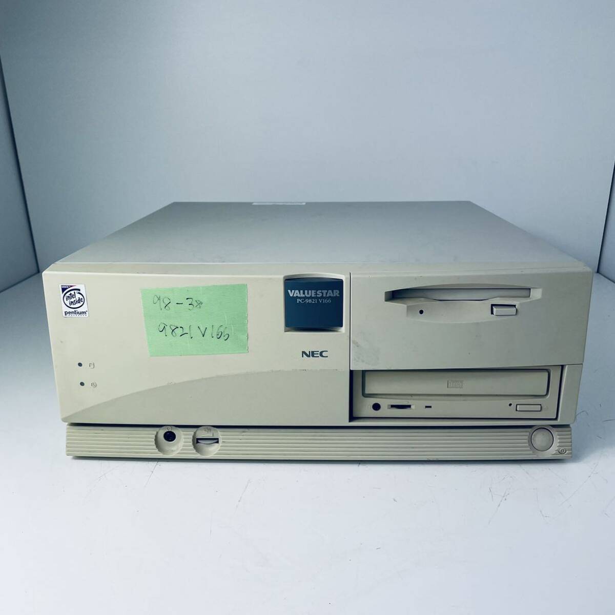 【傷や汚れあり】98-38 NEC PC-9821V166 HDD欠 Pentium 166Mhz RAM 640+30720 FDDにてMS-DOS6.20起動確認できましたの落札情報詳細 ...